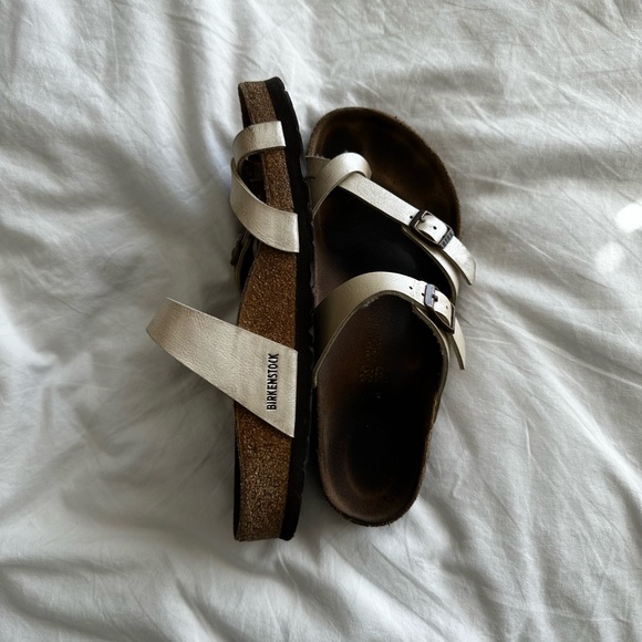 Birkenstock | Shoes | Birkenstocks Pearl White Mayari Sandals | Poshmark